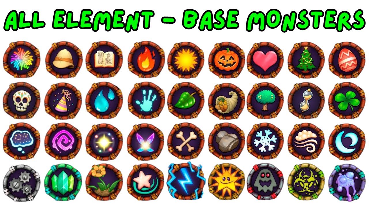 All element - Base Monsters ( My Singing Monsters ) - YouTube