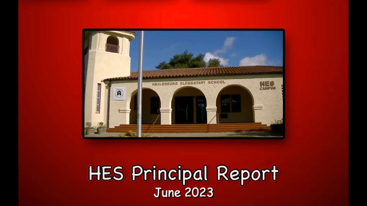 FMC Principal's Report - June 2023 - YouTube