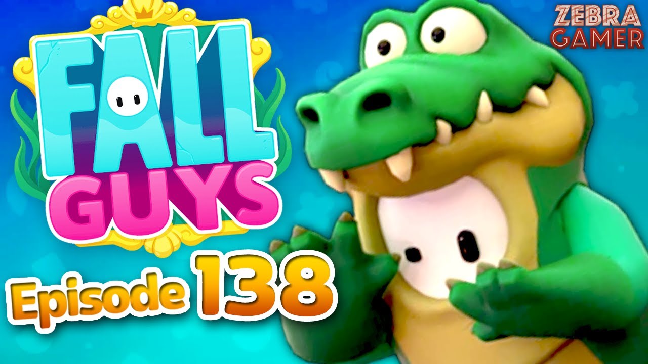 Crocodile Costume! Crown Rank Reward! - Fall Guys Gameplay Part 138 ...
