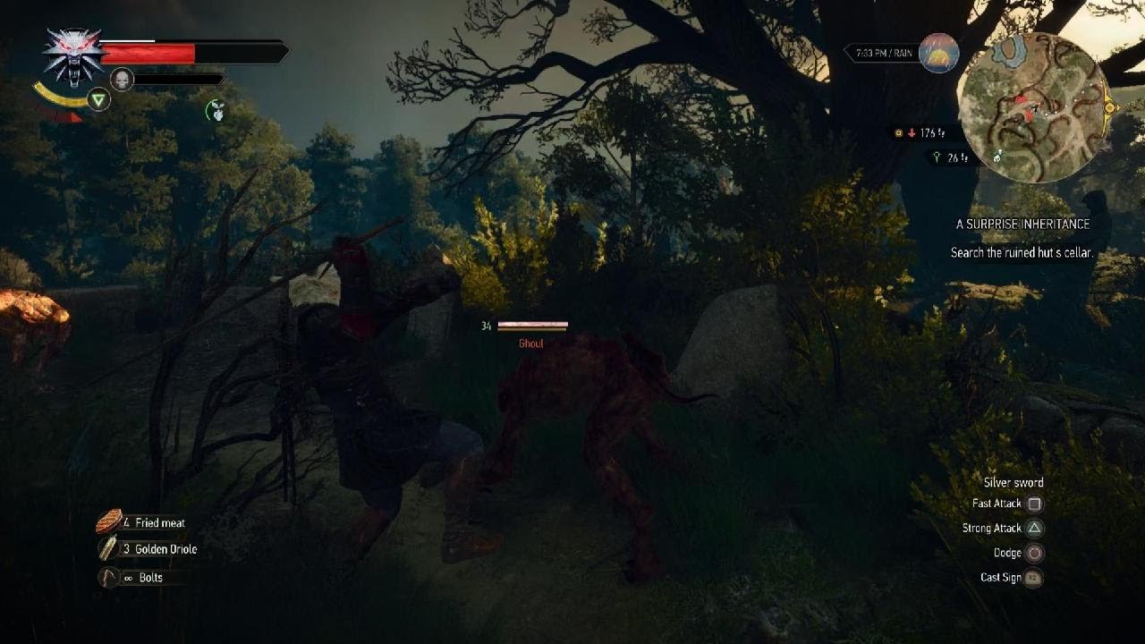 The Witcher 3: Wild Hunt new moon gauntlets location - YouTube