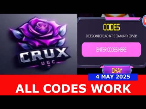 *ALL CODES WORK* Spin & Win FREE UGC ROBLOX | MAY 4, 2025 - YouTube