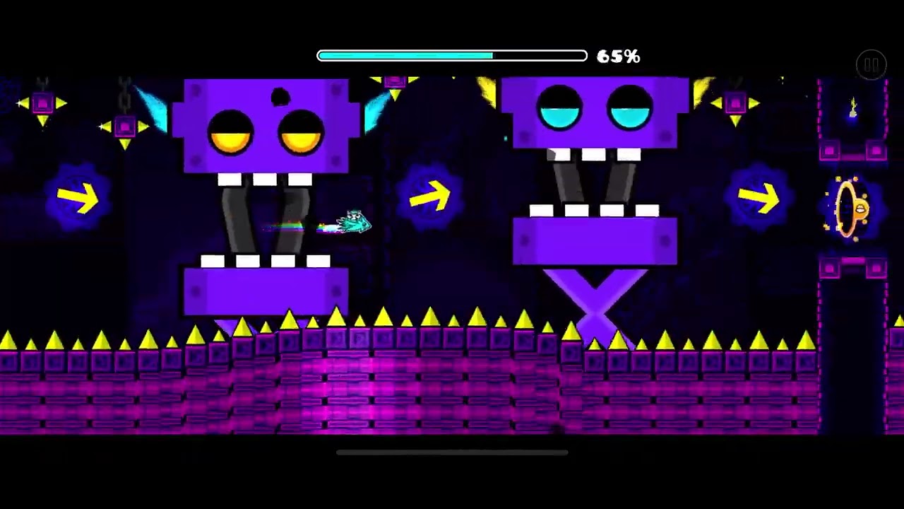 Pixel Cavern (100%) geometry dash (Level By Nukeforcex) - YouTube