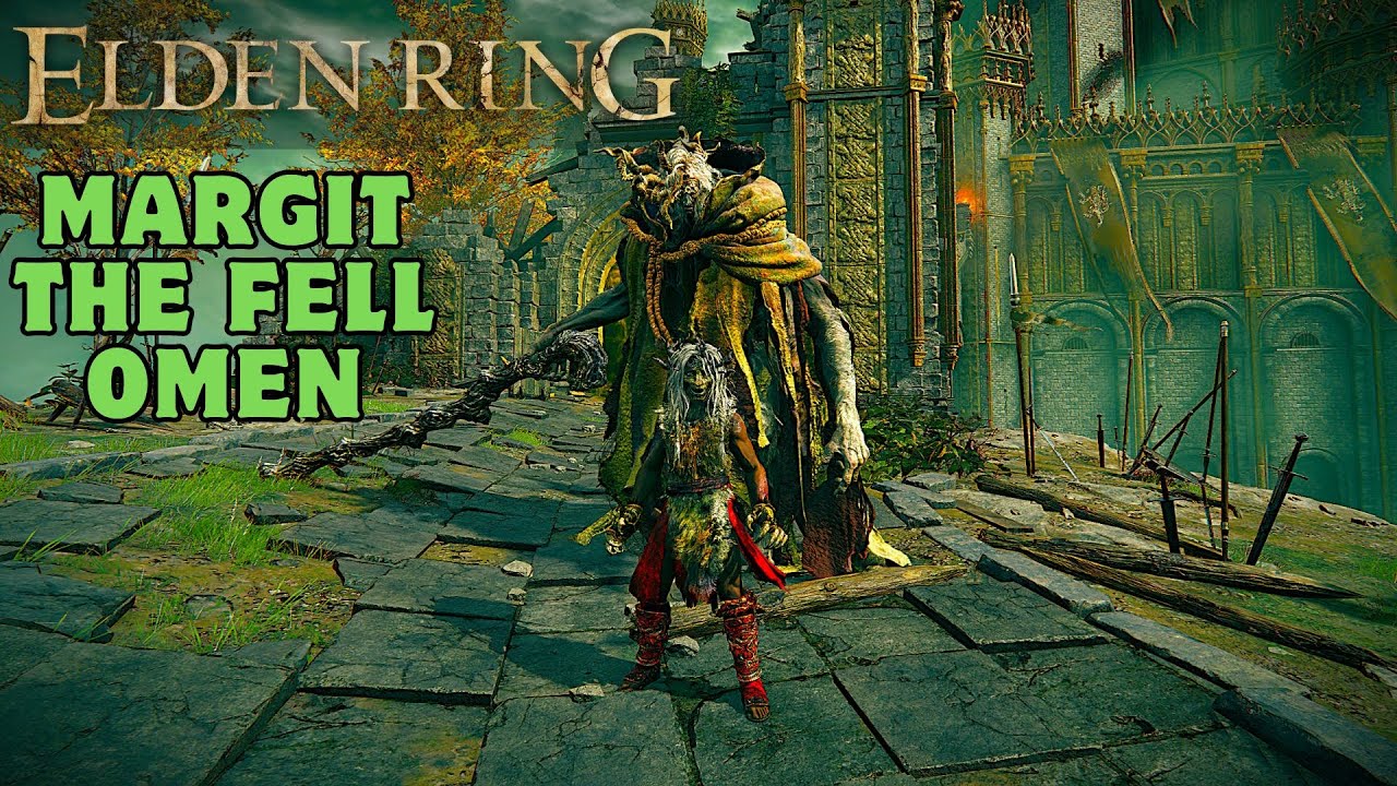 Margit the Fell Omen FULL boss battle 60fps - YouTube