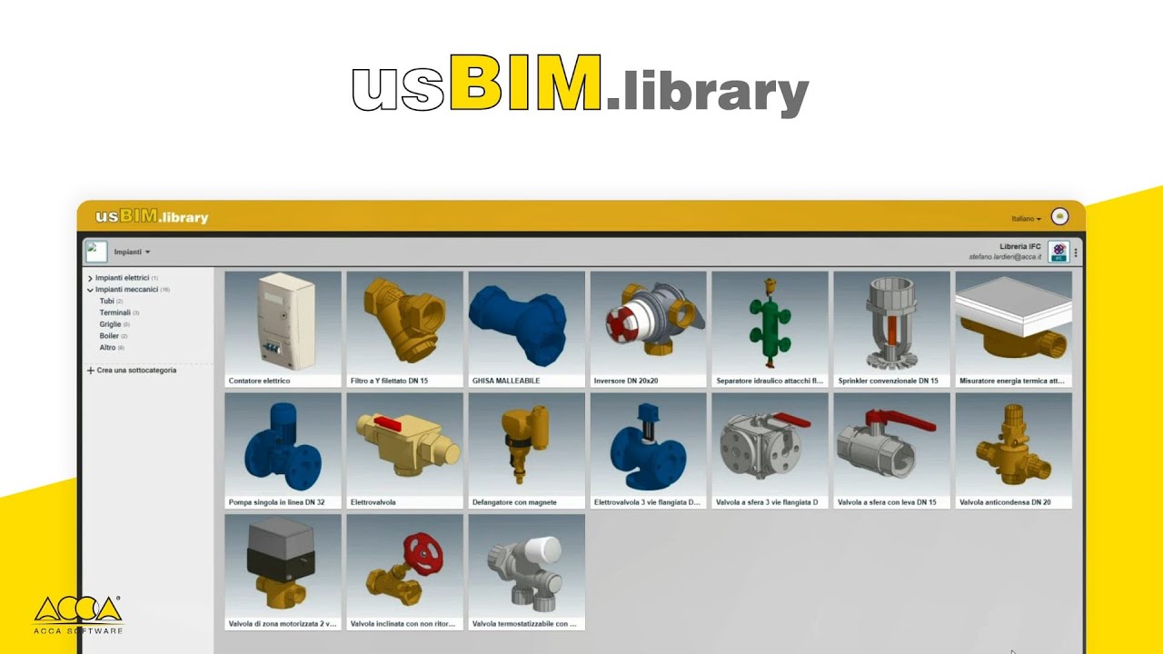 Objetos BIM | usBIM.library | ACCA software - YouTube