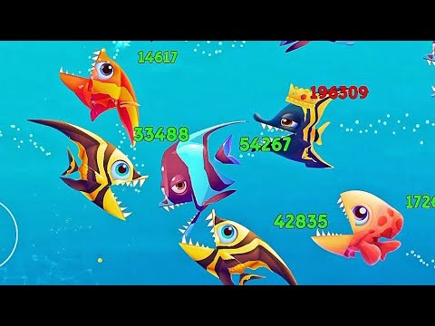 Eat Fish game Fish Shark Game Level 8 | hungry fish | fishdom | save ...