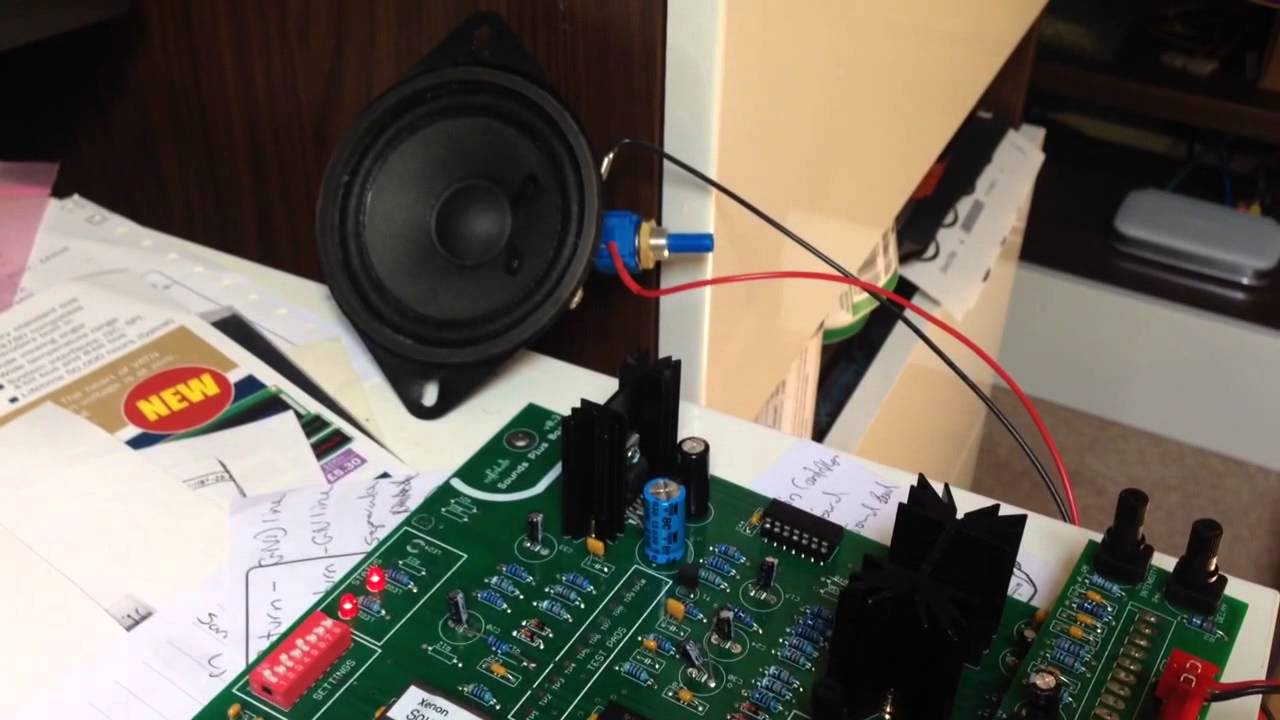 Testing the computer sound board with echo - YouTube