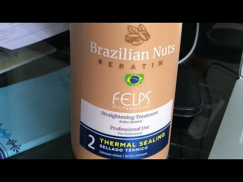 Felps Brazilian nuts Keratin treatment - YouTube