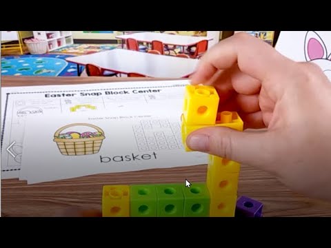 Easter Snap Block Center - YouTube