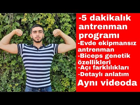 5 DAKİKALIK YOĞUN BİCEPS ANTRENMANI./EKIPMANSIZ ÖN KOL ANTRENMANI.| Ahıska workout.