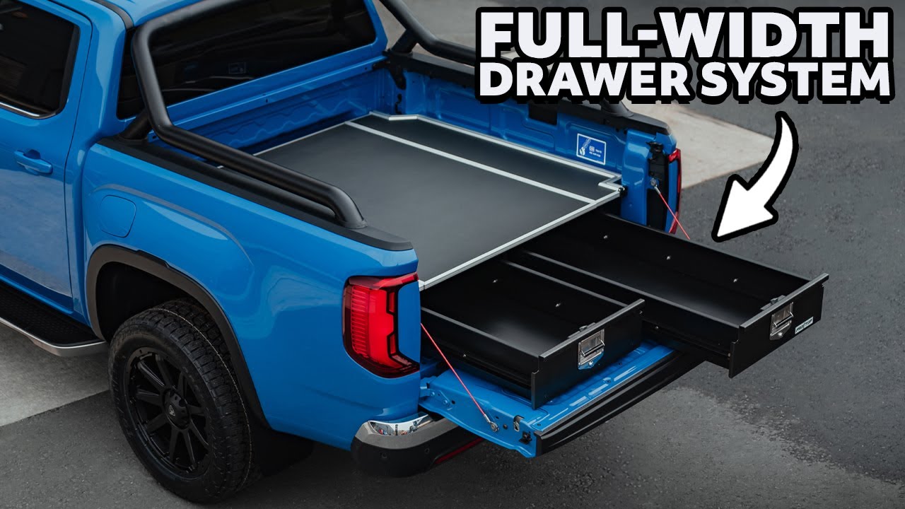 VW Amarok 2023+ Bespoke Load Bed Drawer System by ProTop - YouTube