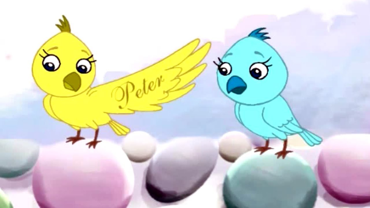 English Rhymes | Two Little Dicky Birds | HD - YouTube