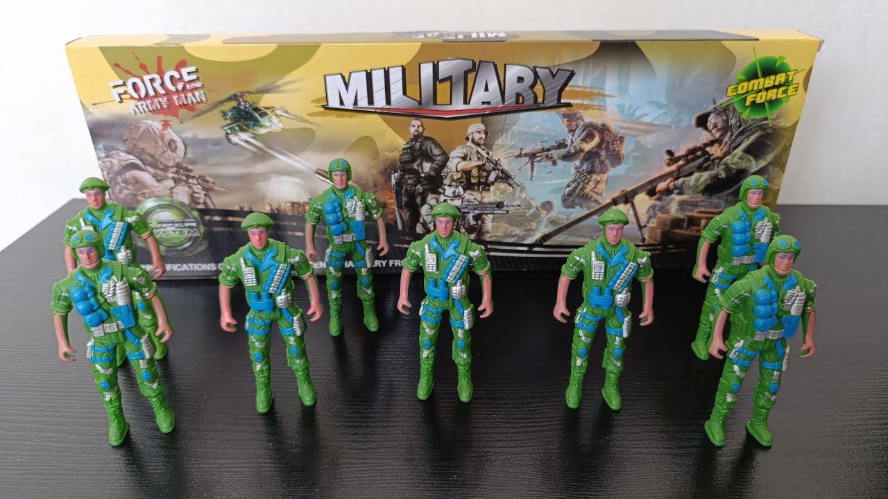 3 Minutes Satisfying With Unboxing Military Army Soldiers Play Set ...