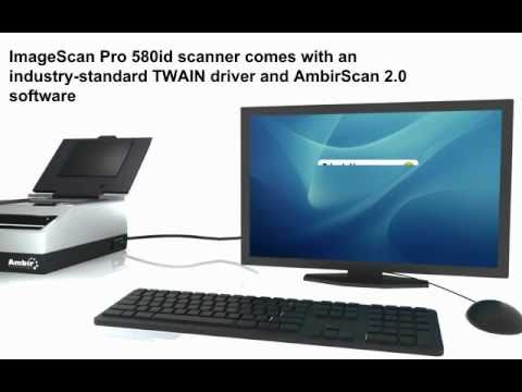 ImageScan Pro 580id Passport & ID Card Scanner - YouTube