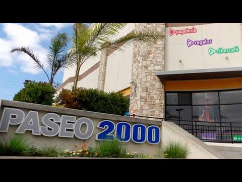 Tijuana Baja California México plaza paseo 2000 - YouTube