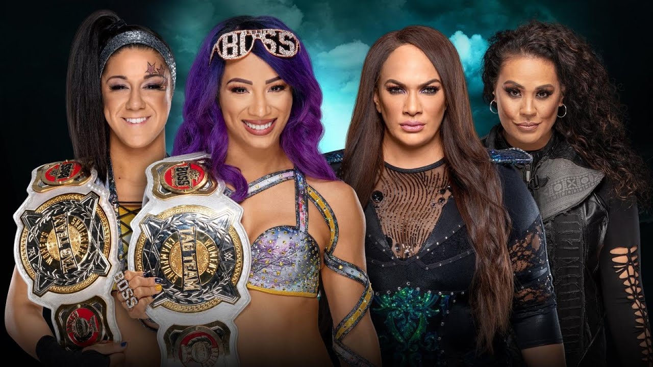 WWE 2K19 - Tamina & Nia Jax vs Bayley & Sasha Banks: WWE Women's Tag ...