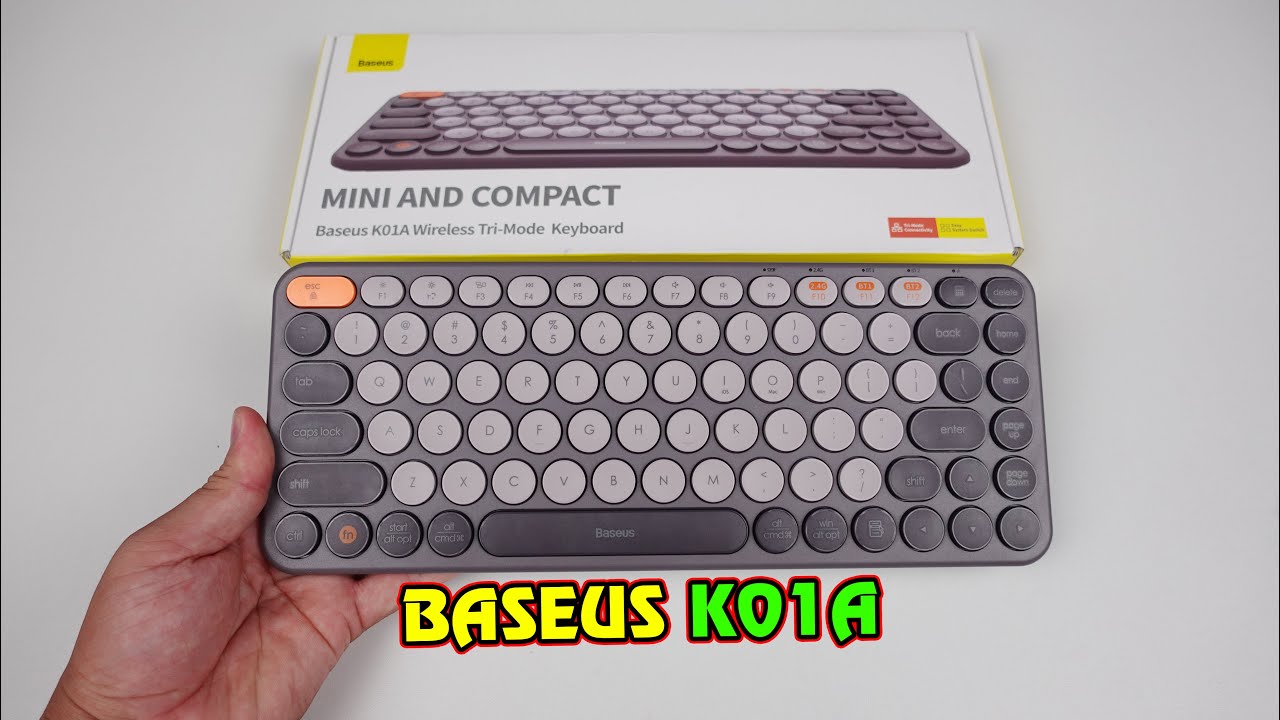 Trên Tay Bàn Phím Bluetooth Baseus K01A - Kết Nối Cùng Lúc 3 Thiết Bị ...