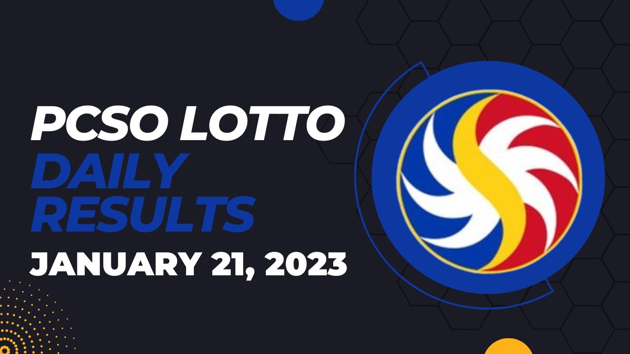 PCSO All Lotto Games | Daily Results | January 21, 2023 - YouTube