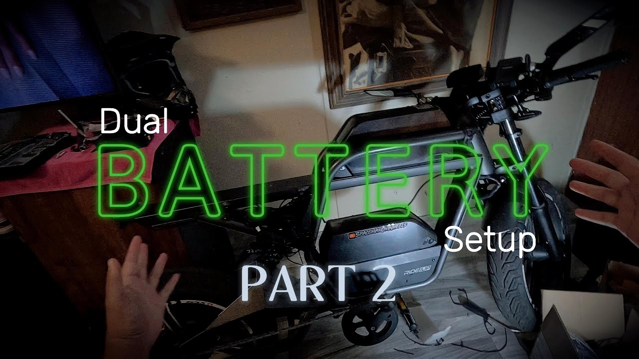 Dual Battery setup part2 ride1up revv1 fs - YouTube