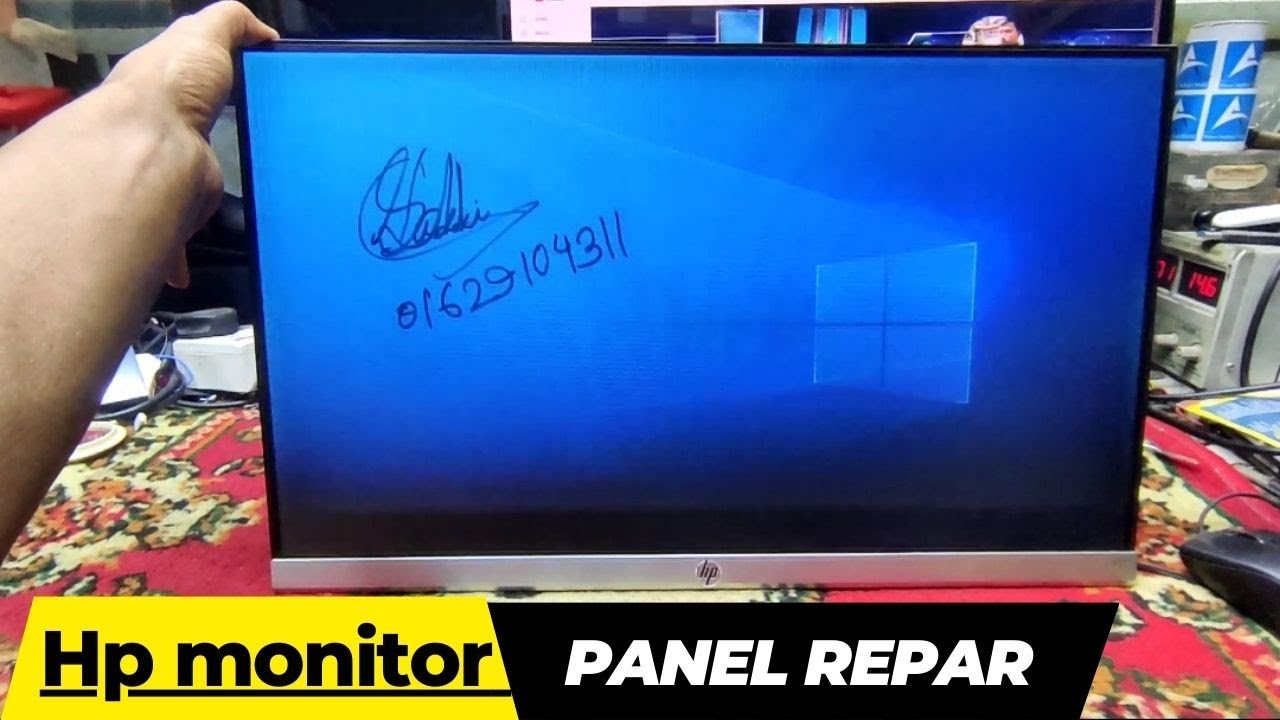 hp monitor repair 22f panel problem solution In Bangla 2023 | Created ...