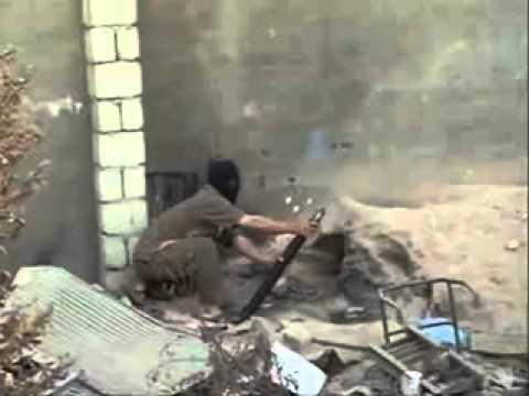 Insurgent Mortar Explodes - YouTube