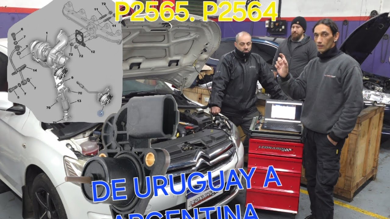 P2565 P2564 PEUGEOT CITROEN 1.6 HDI DV6 SENSOR DE POSICIÓN DE TURBO ...