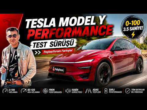 Tesla Model Y Performance Test Sürüşü | PaylaşıYorum Farkıyla!