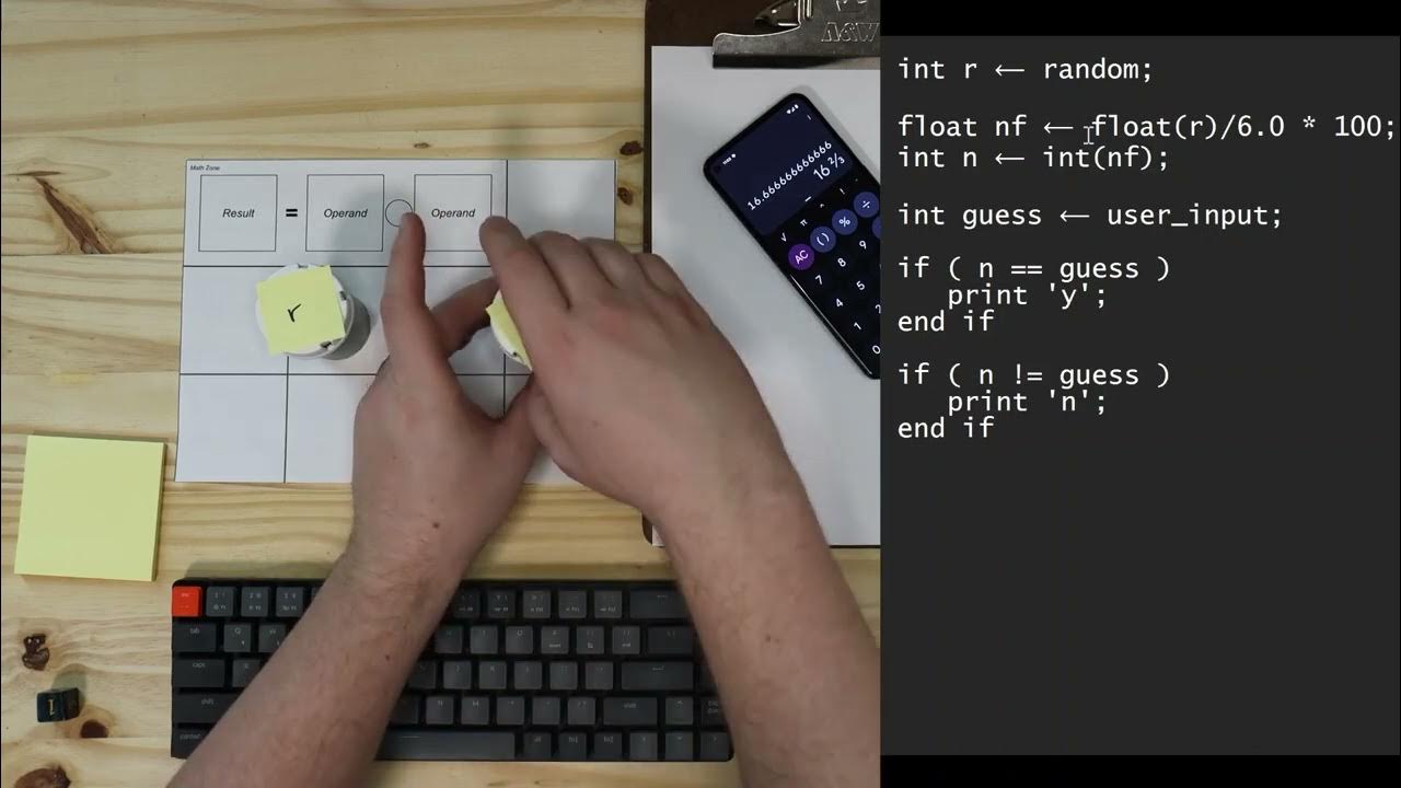 Randomization & "If" Statements Code Walkthrough with the Material ...