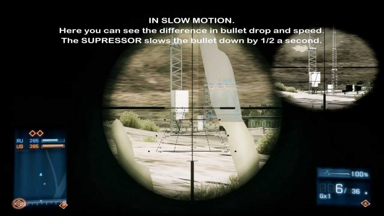 BF3 M98B with SUPPRESSOR - YouTube