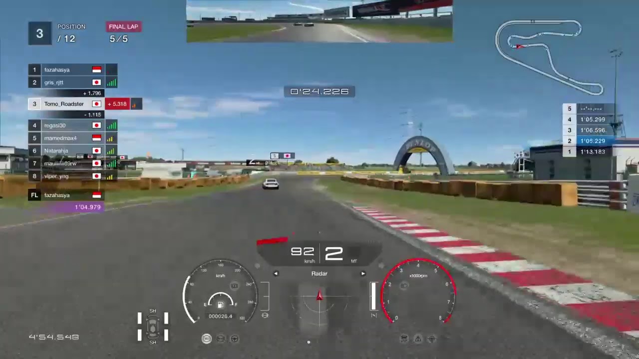 Tomo GT Sport Race 10/3/2020 - YouTube