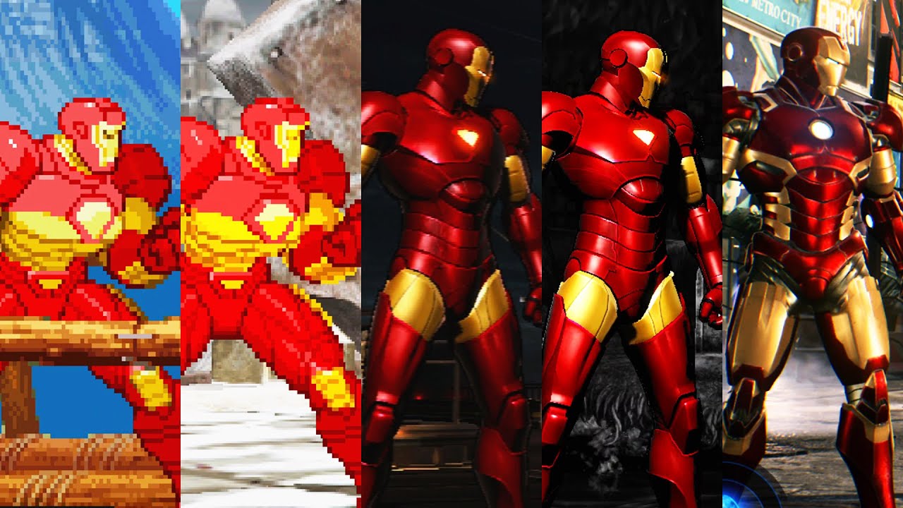 EVOLUTION of Iron Man's Character Model - YouTube