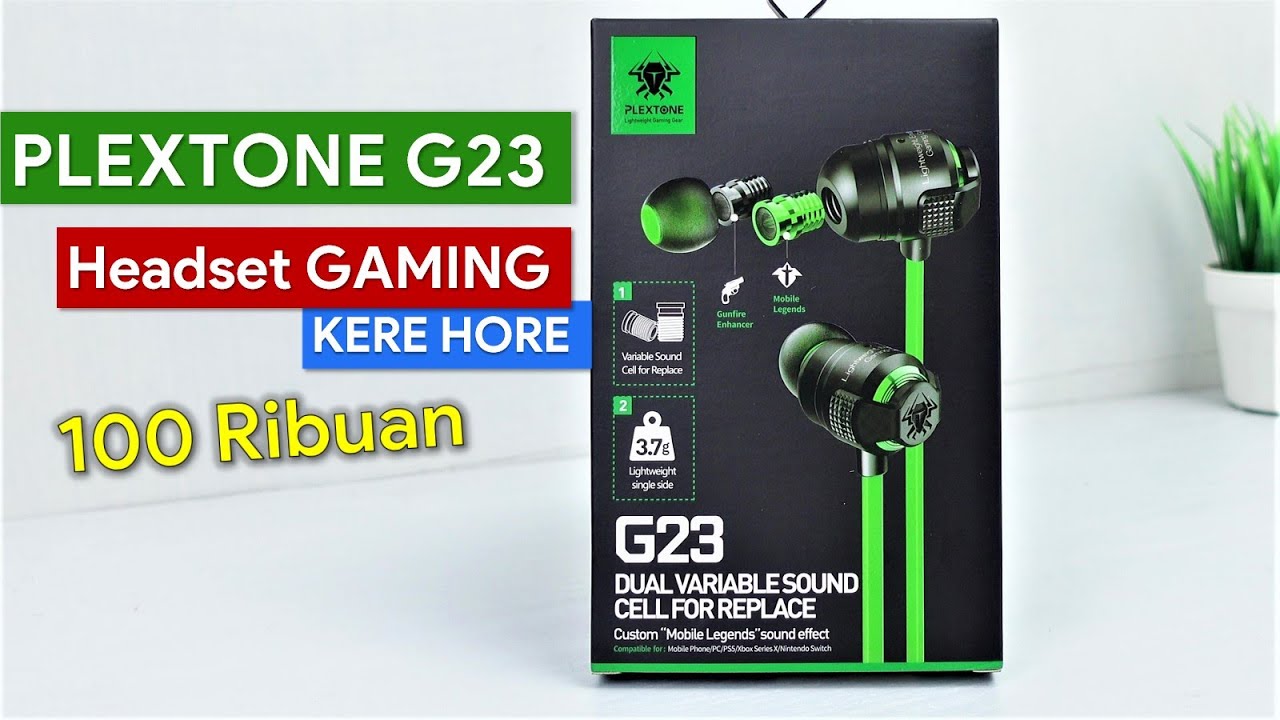Headset GAMING MURAH 100 ribuan Mantap | Plextone G23 Indonesia - YouTube