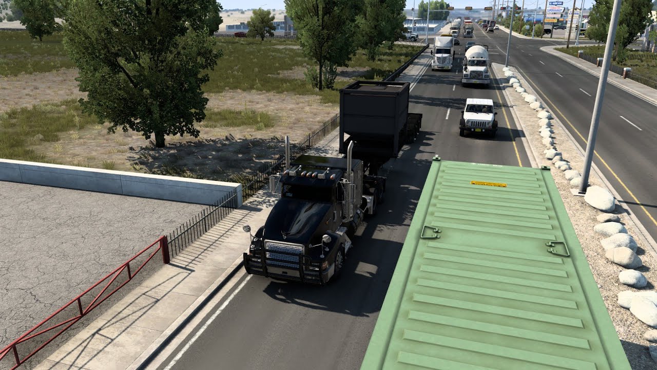 ATS DINA 9400 1995 SHANEKE + FRAC SAND CHASIS TRAILER 1.46 | American ...