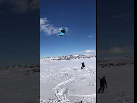 Snowkiting in Park City, Utah - YouTube