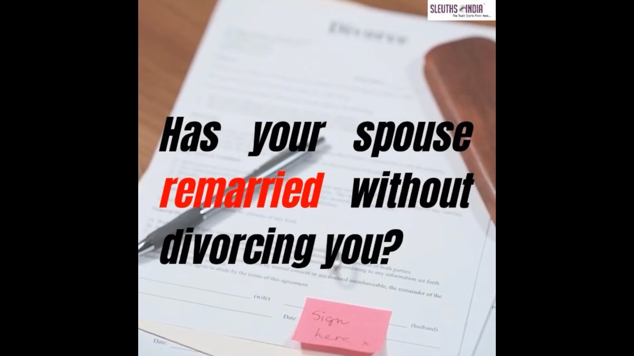 Marrying with someone already married ? Or your spouse has got ...