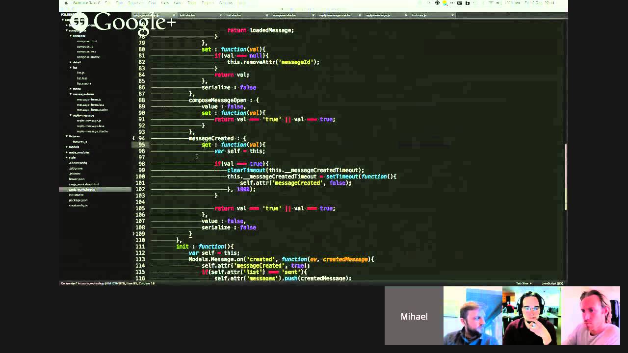 CanJS Live! Make a Gmail clone in CanJS! - YouTube