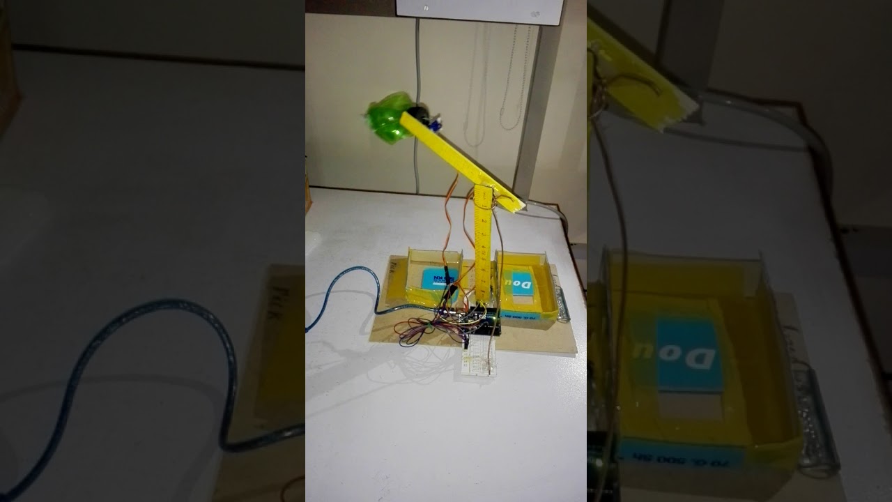 automatically pick and drop robot - YouTube