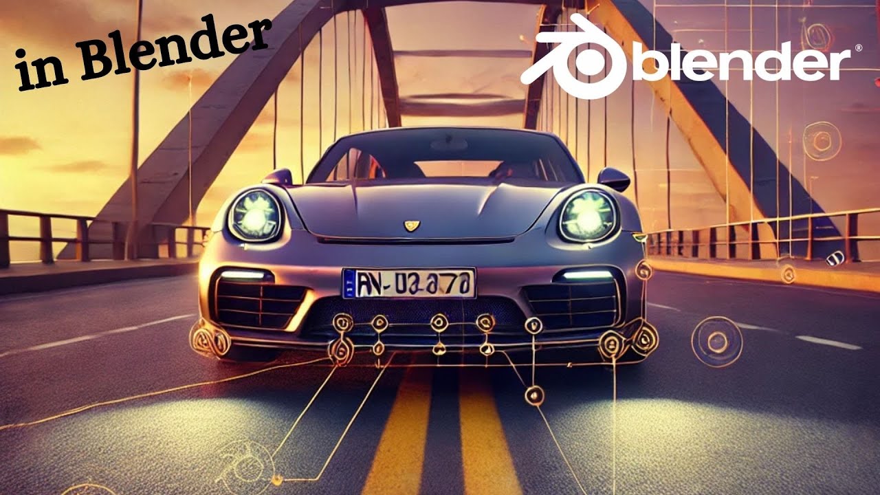 Blender Porsche Car Rigging Tutorial | Realistic 3D Animation # ...