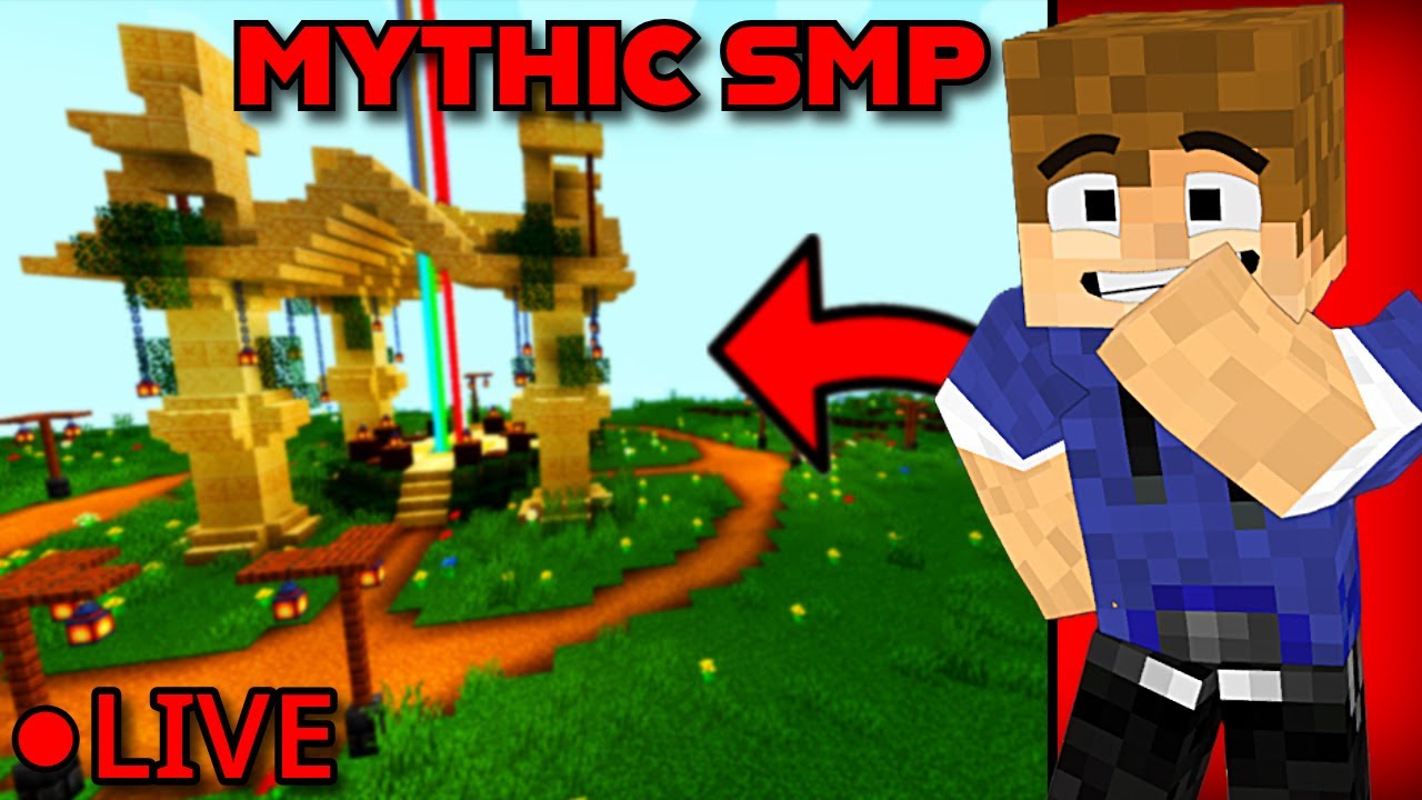 Μπήκα για πρώτη φορά στον Mythic SMP (JOHN_BLUE_TV) - YouTube
