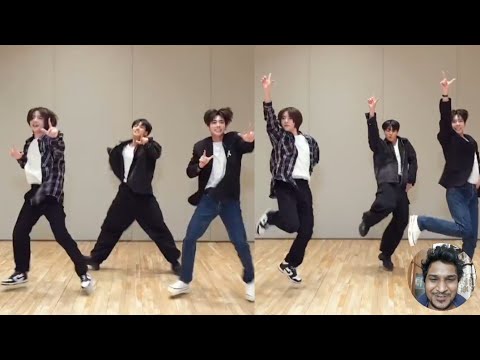 BTS Jungkook And TXT Taehyun Beomgyu Doing Happily Ever After Dance Challenge