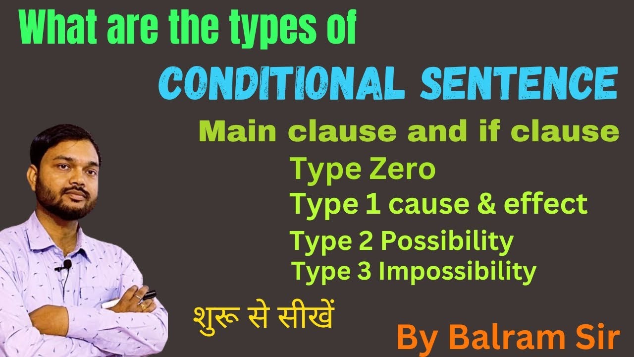 Conditional Sentence | If clause & main clause | Types of Conditional ...