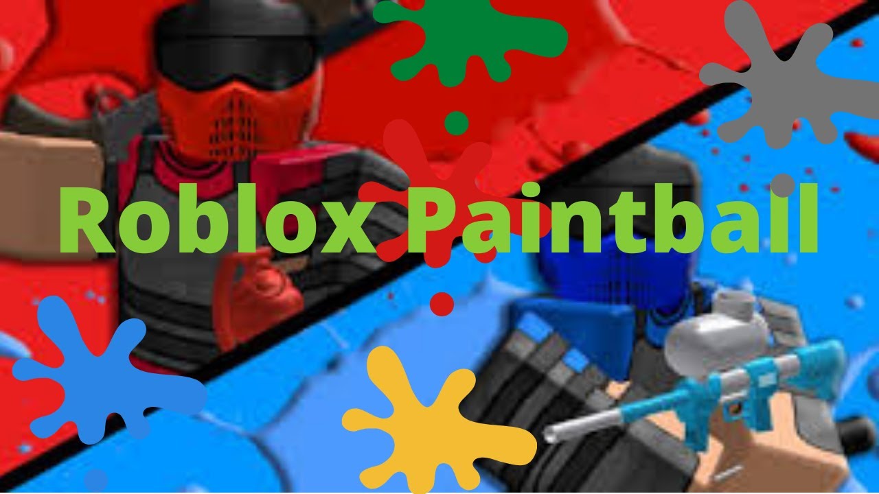 ROBLOX PAINTBALL - CHUVA DE TINTA - Alcântara Games - YouTube