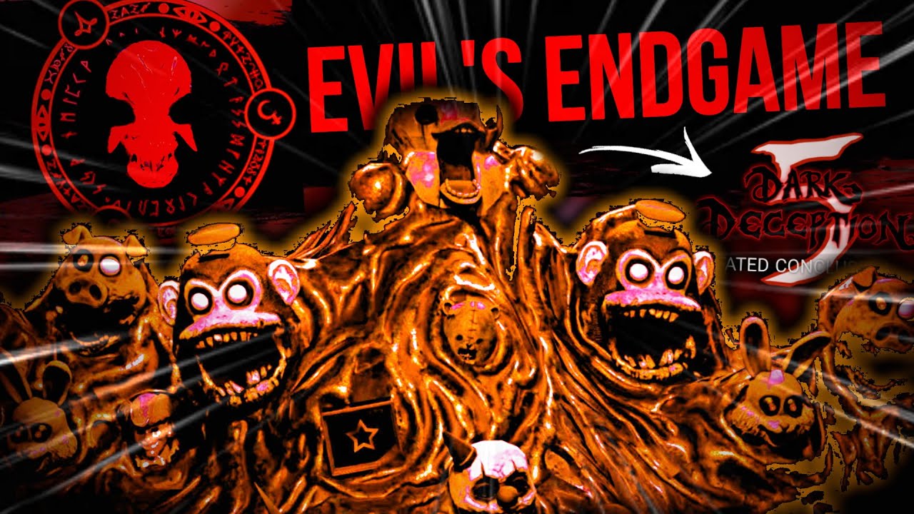 HUGE Dark Deception Chapter 5 'Blob' Boss & Level 10 + S-Rank Ending ...