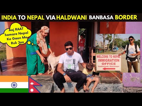 India To Nepal Via Banbasa border by Hitchhiking | India To Nepal by ...