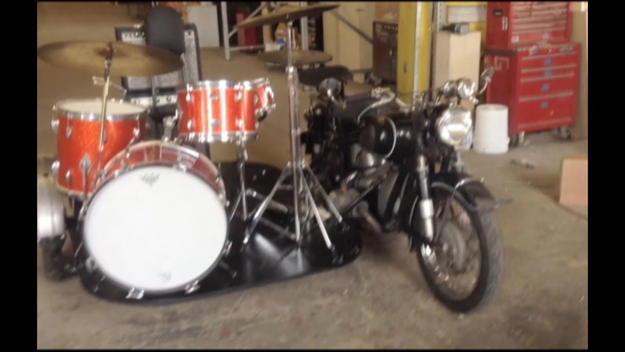 The Side Car Motorcycle Drum Set. (2017). - YouTube