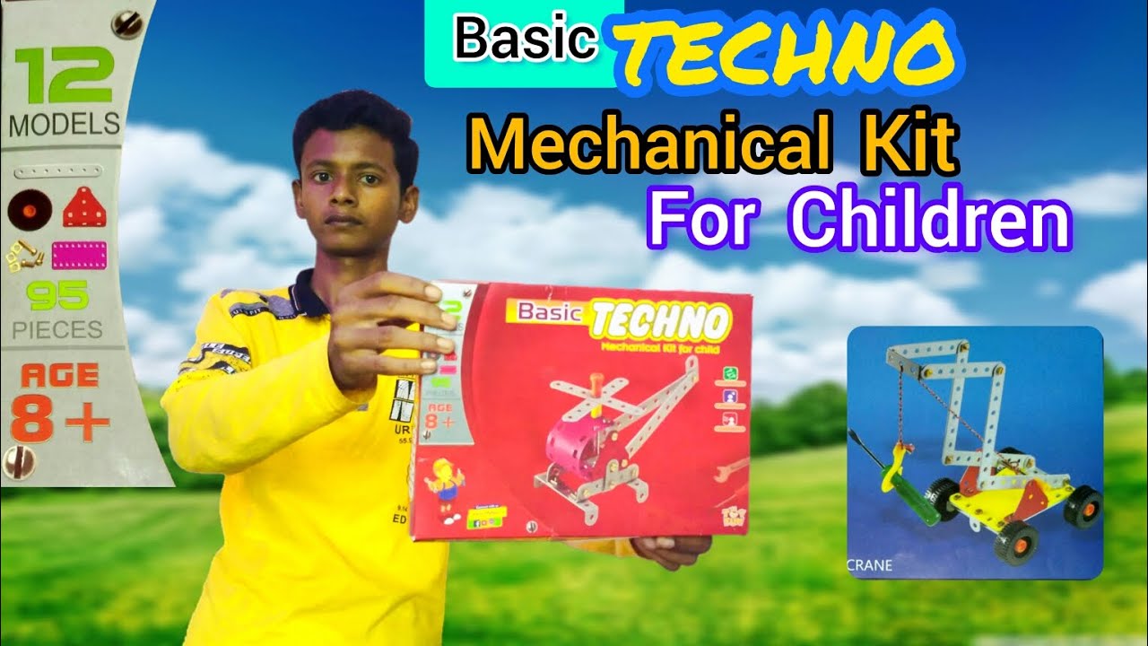 Mechanical kit 🔧🔩/ basic thechno mechanical kit for child / UNBOXING ...