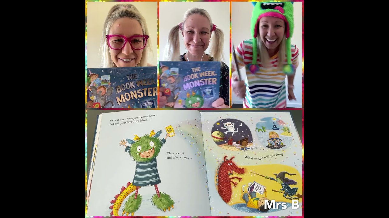 “The Book Week Monster” with Mrs B - YouTube