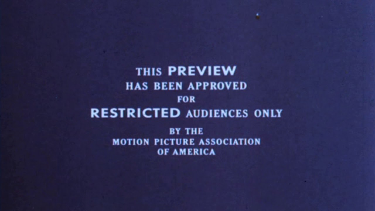 Restricted Audiences Only - warning rating bumper - YouTube