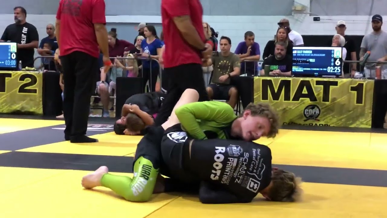 Taber Jordan Match 2 after elbow strikes - YouTube