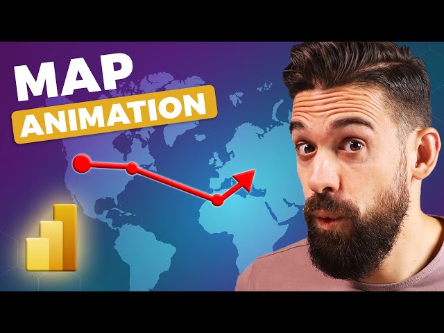 Line Animation in Power BI Map Visual
