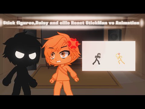 Stick figure(AVM),Daisy,Eille React StickMan Vs Animation// Jzboy vs ...